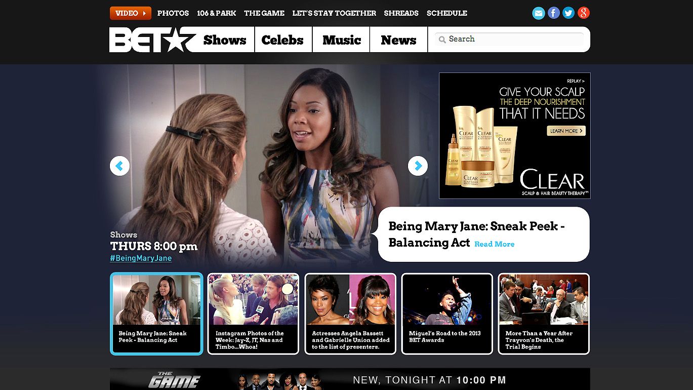 BET Networks Unveils New BET.com Homepage | News | BET