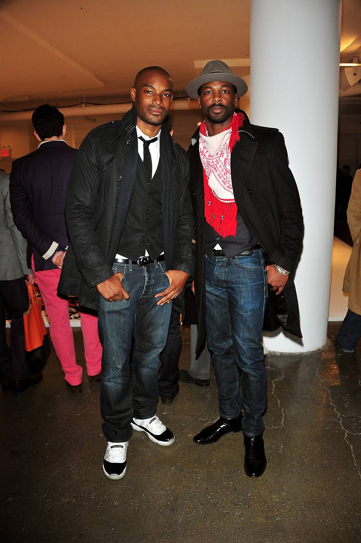 Tyson Beckford and Devon - Image 18 from Front Row at Fashion Week: Lil ...