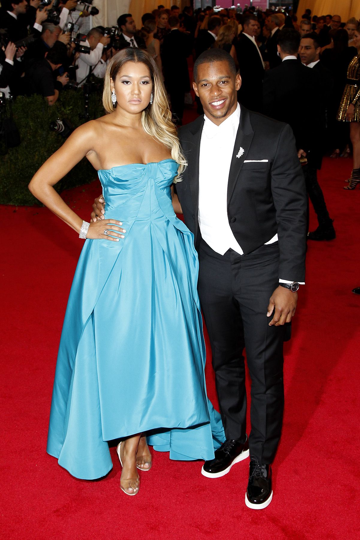 Victor Cruz and Elaina - Image 18 from Best Dressed at the 2014 Met ...