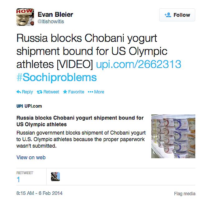 Evan Bleier - (Photo: - Image 10 from #SochiProblems: The Most ...