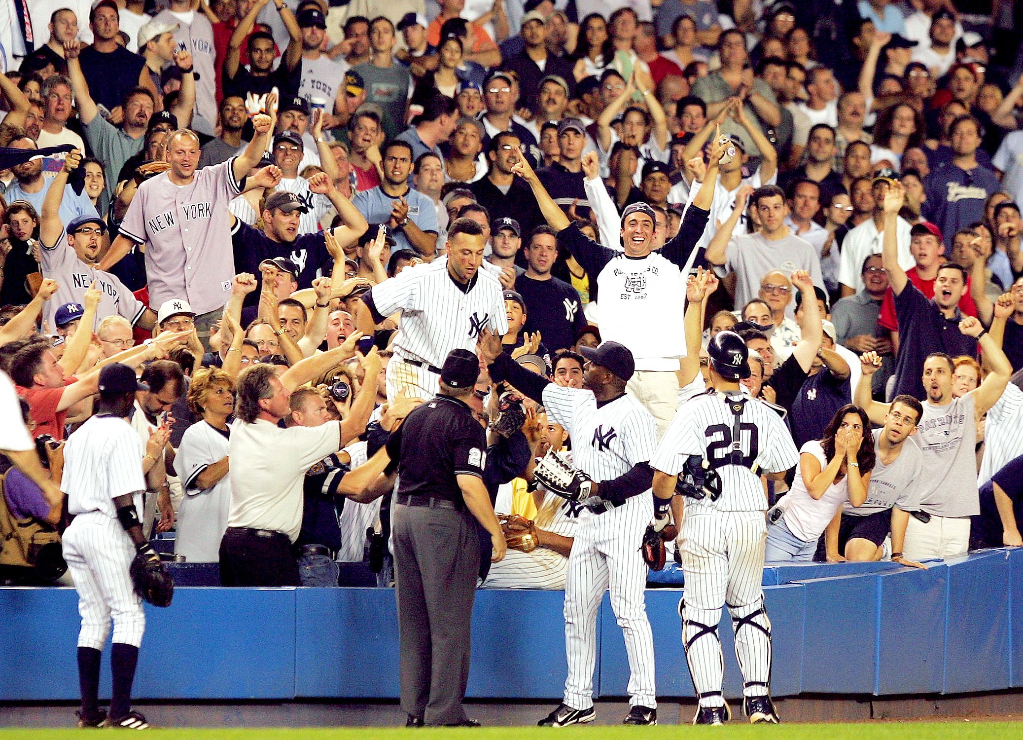 Dive Into Stands - - Image 4 from Derek Jeter's Greatest Moments | BET