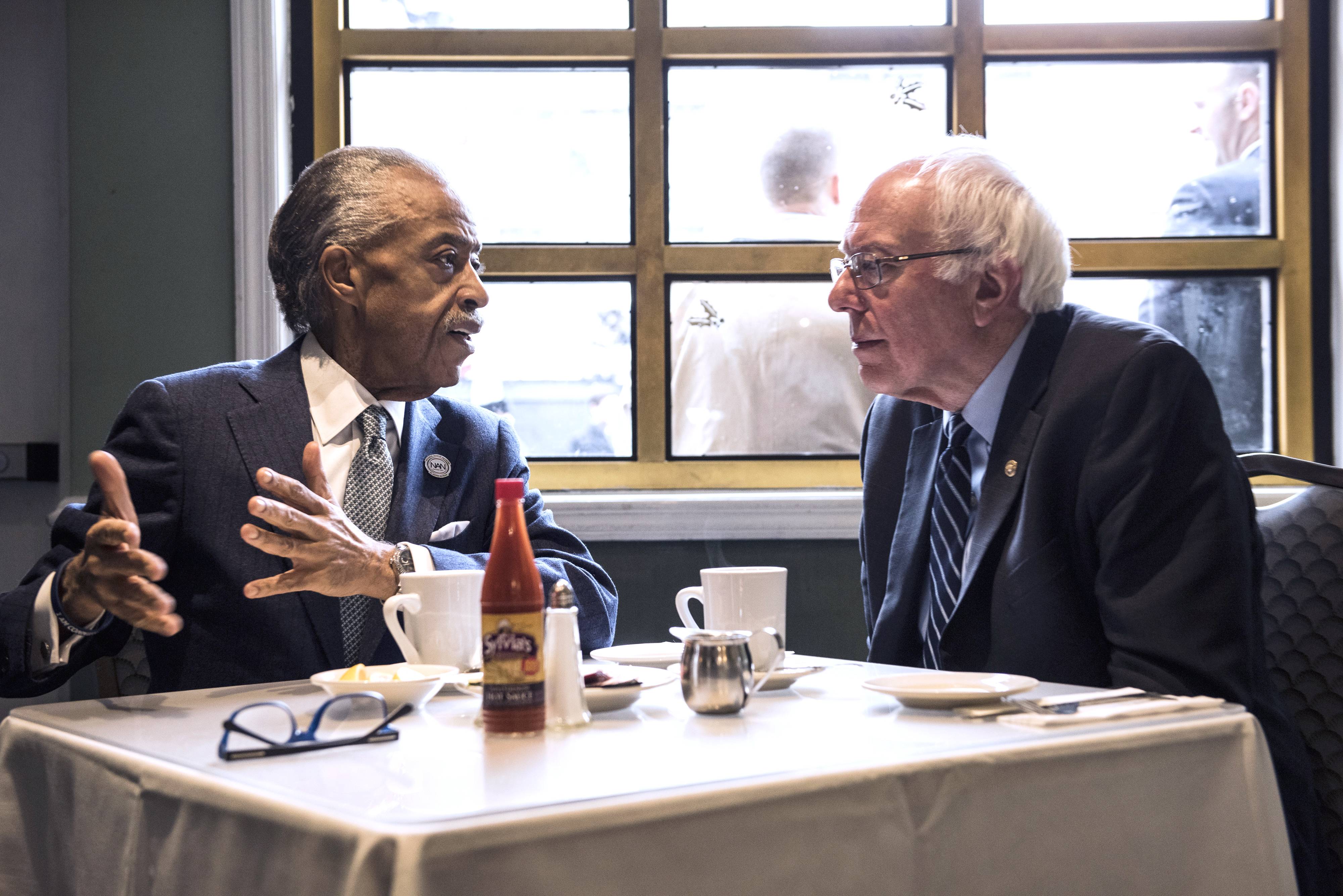 Bernie Sanders and Al Sharpton Met in Harlem and Discussed These ...