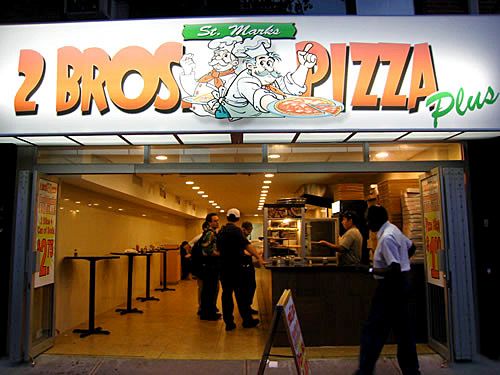 2 Bros. Pizza - Image 1 from Azriel Crews' Top Places to Eat in NYC | BET
