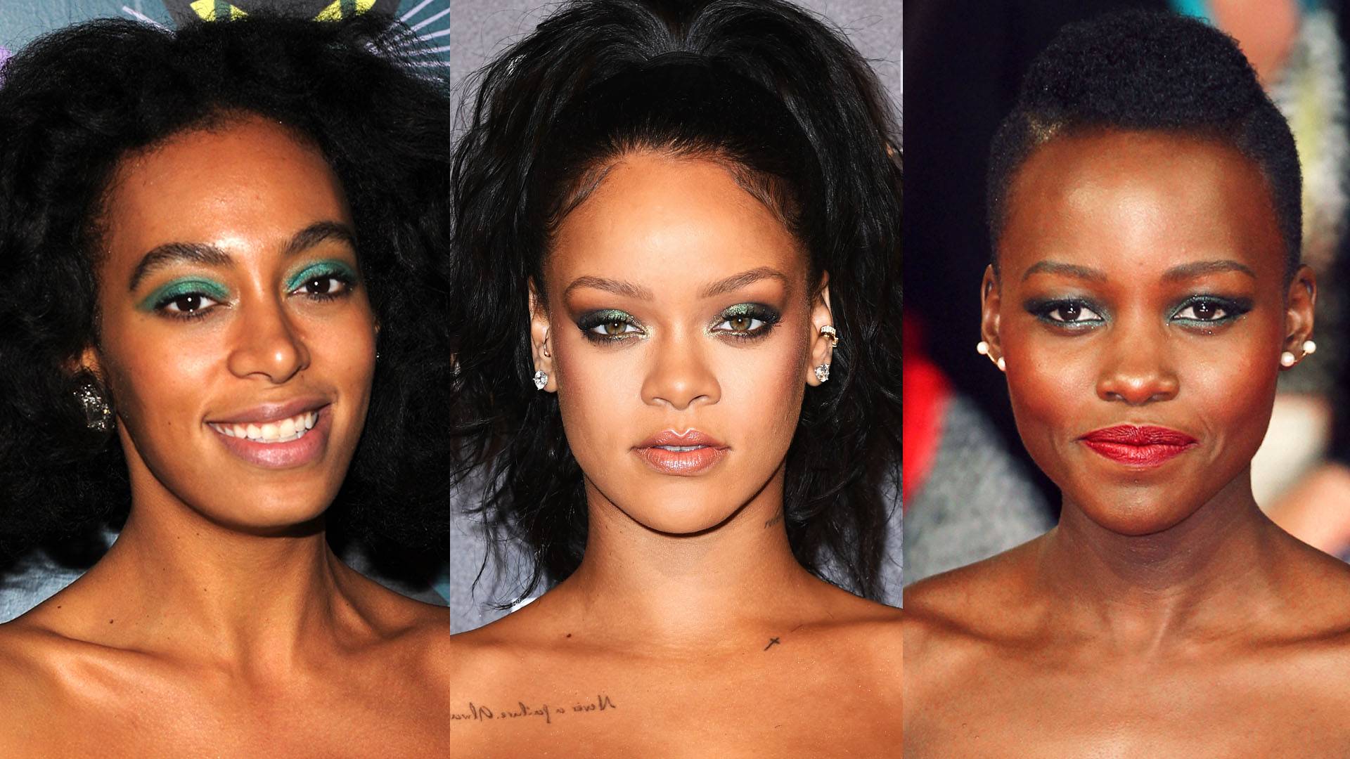See The Bold Makeup Trend Solange, Rihanna And Lupita Are All Endorsing ...