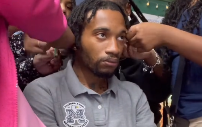 Viral Teacher Defends Himself After Investigation Over Classroom Braids ...