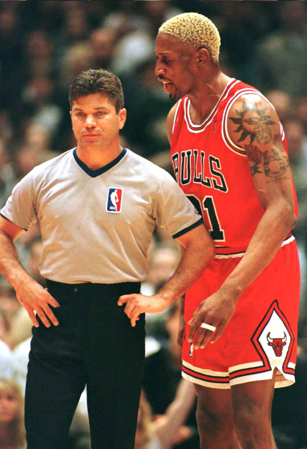 The Head Butt Seen - Image 9 from Dennis Rodman: Peacemaker, Rule ...