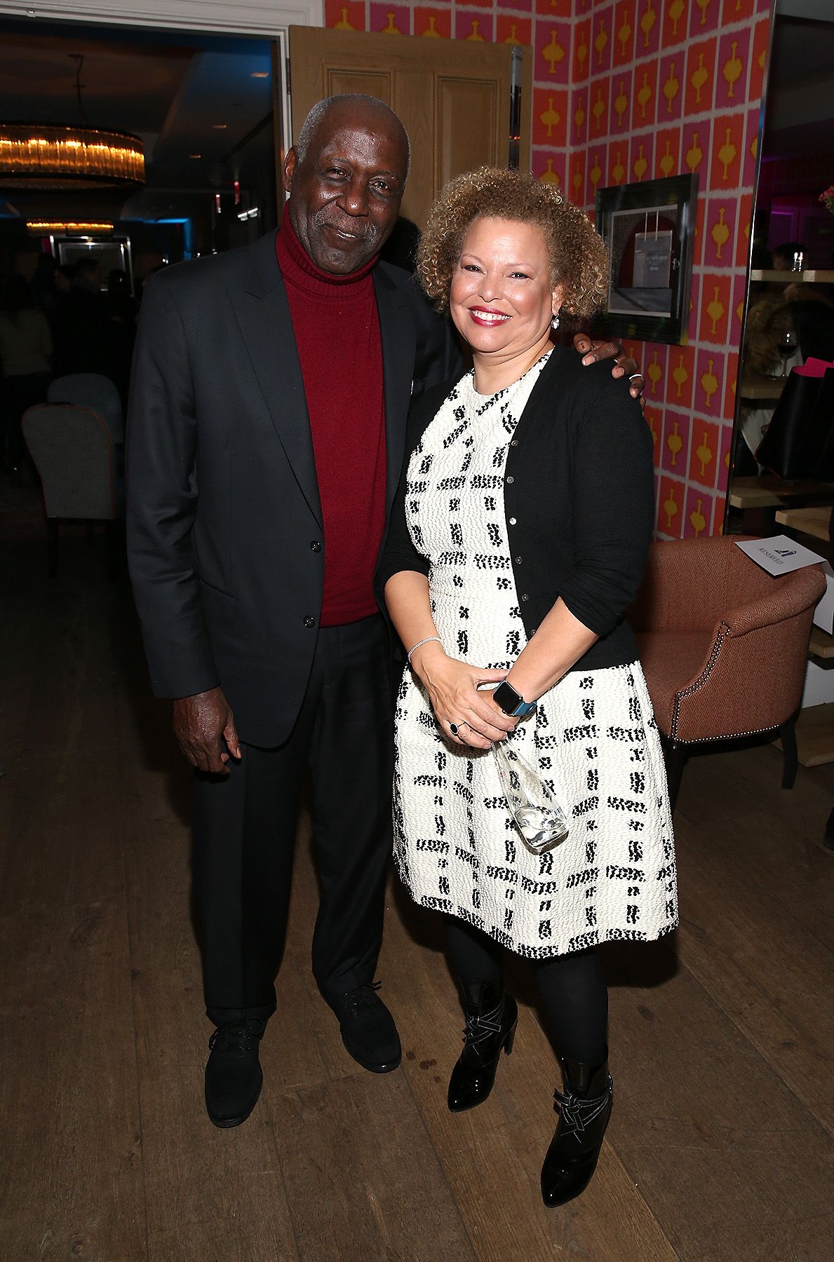 Richard Roundtree and Debra - Image 35 from Out and About: Angela ...