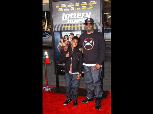 Diddy & Christian - - Image 6 from Red Carpet Fab - "Lottery Ticket ...