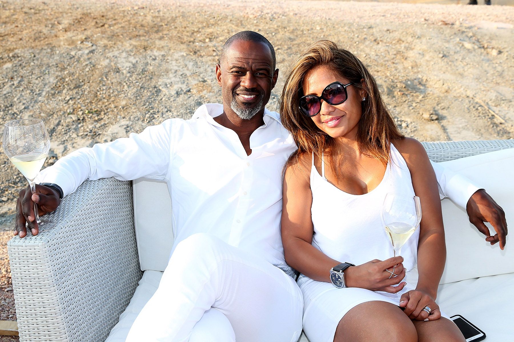 See The Sheer Swarovski Crystal Covered Gown Brian McKnight's Wife Wore ...