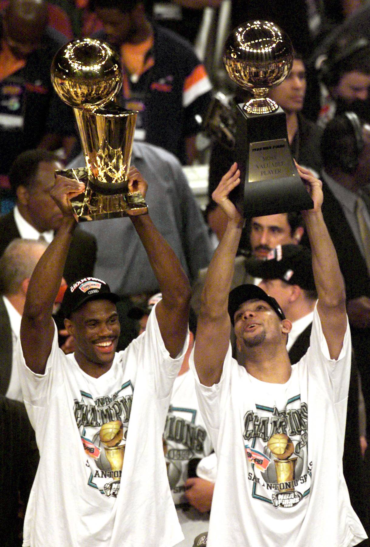 Tim Duncan and David - Image 4 from Trophies: How it Looks When NBA ...