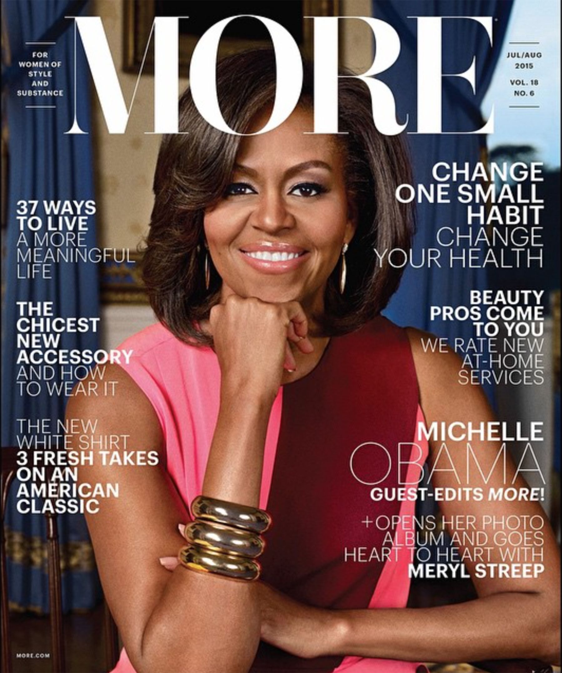 First Lady Michelle Obama - Image 7 from On Newsstands Now: Taraji P ...