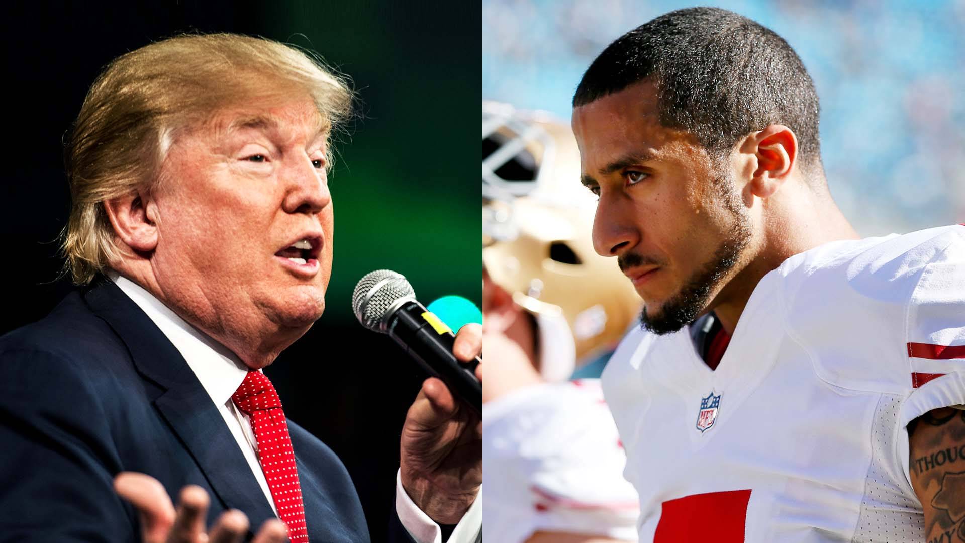 Trump Says The Nfl Should Have Suspended Kaepernick For One Game The