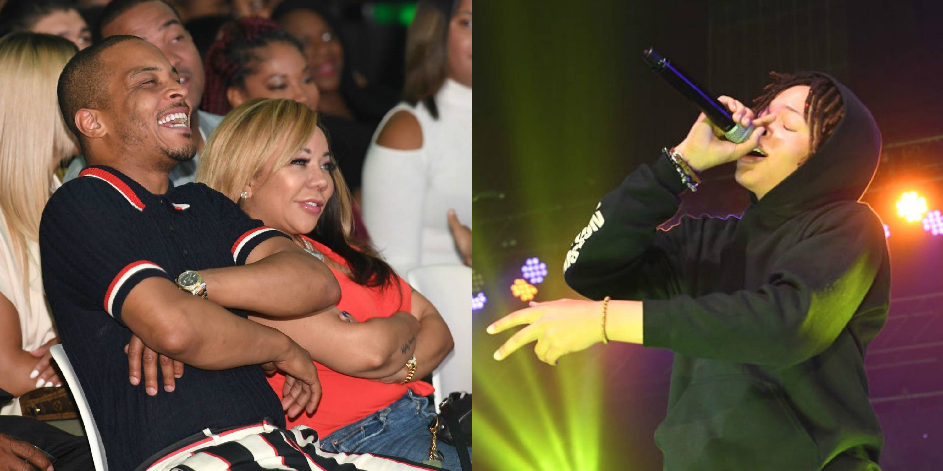 T.I. and Tiny Show Support to Son Domani and Praise His New Music Video ...