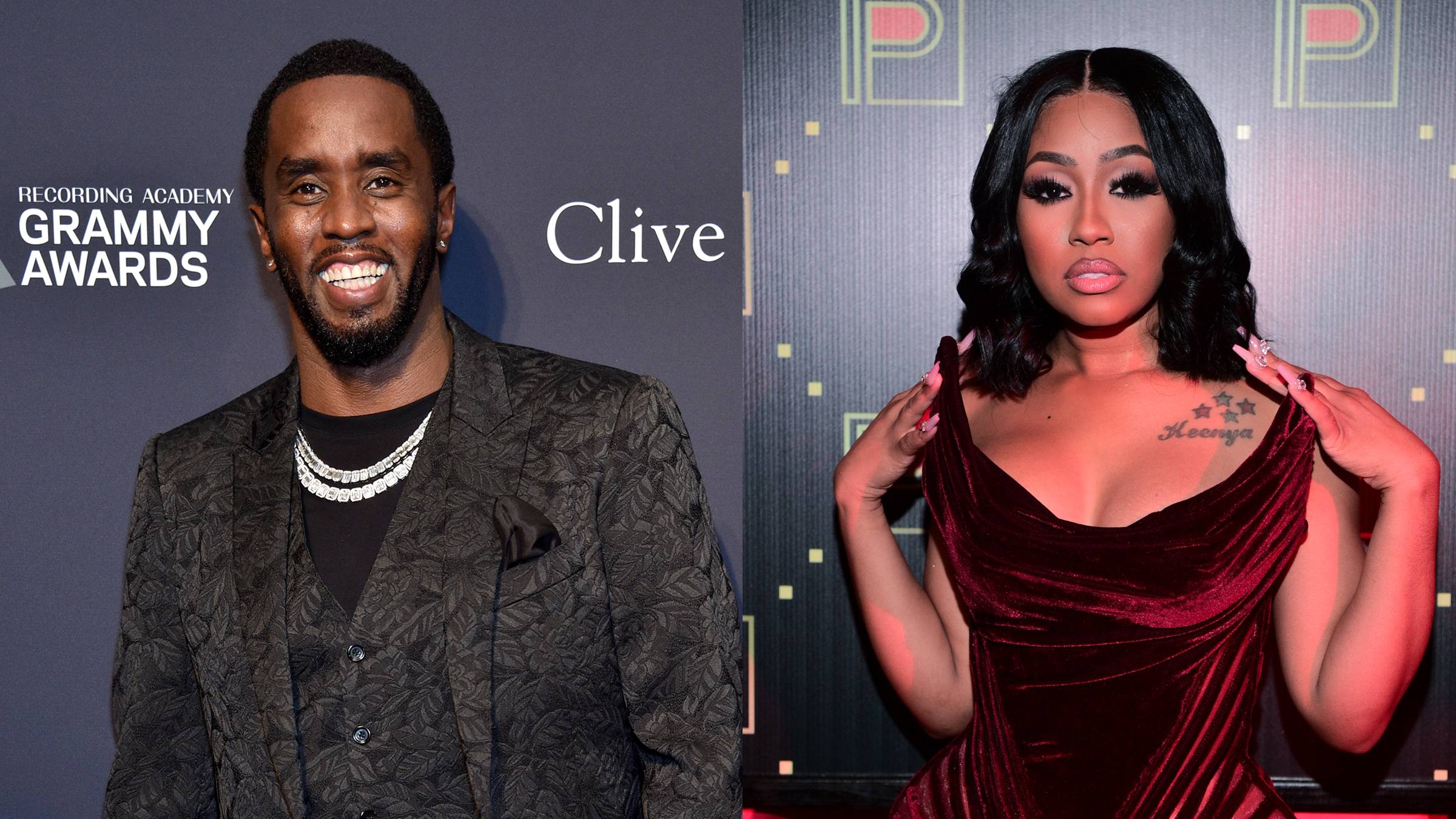 Diddy Gifts Yung Miami A Luxe Diamond 'LOVE' Chain—See The Eye-Catching ...