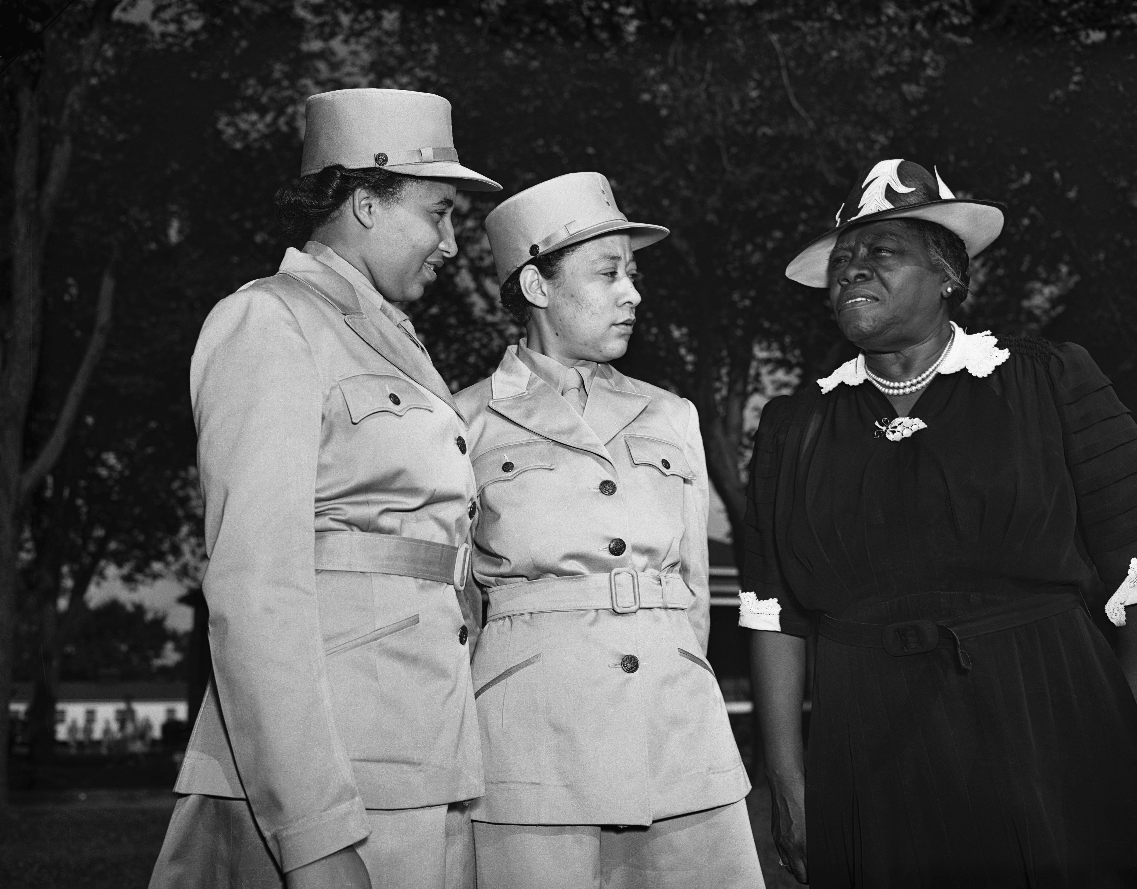 Two African-American soldiers smile - Image 1 from Veterans Day: A ...