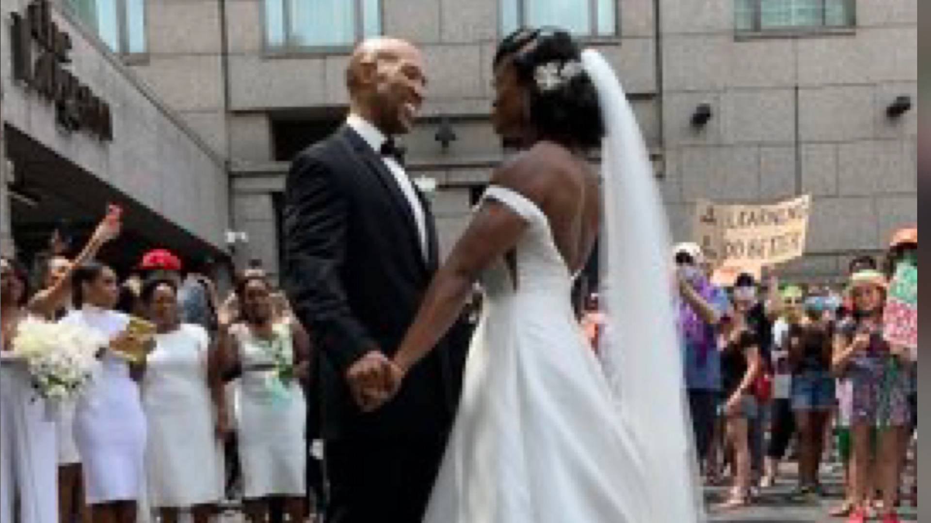 Philly Couple Celebrates Marriage During BLM Protest - (Video Clip ...