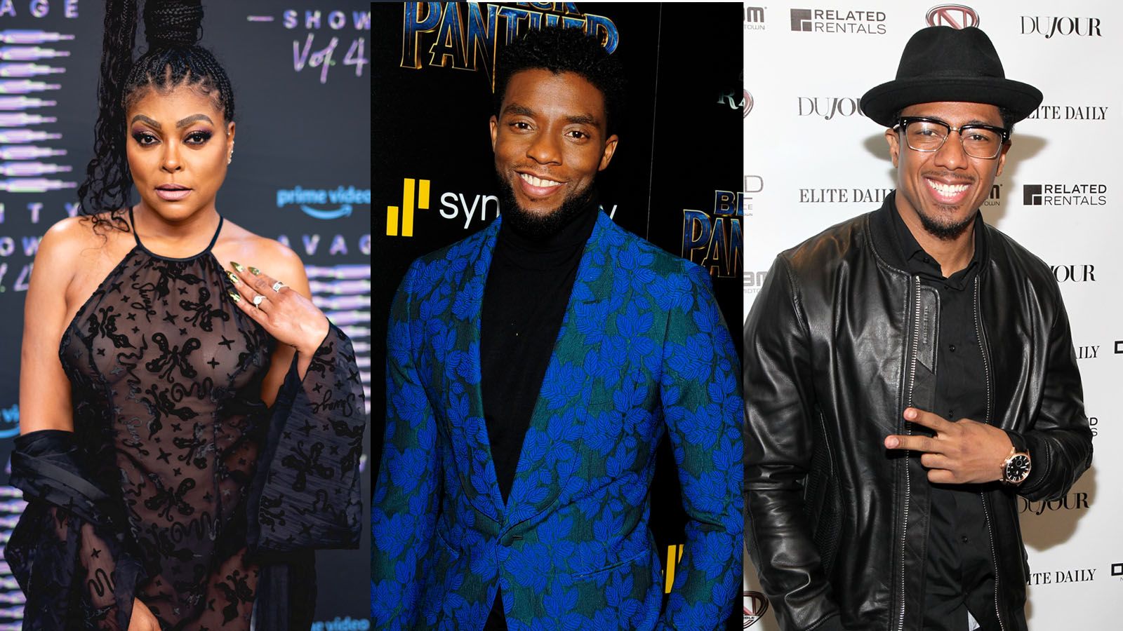 During Will Packer's HBCU - Image 4 from Taraji, Chadwick And Nick ...