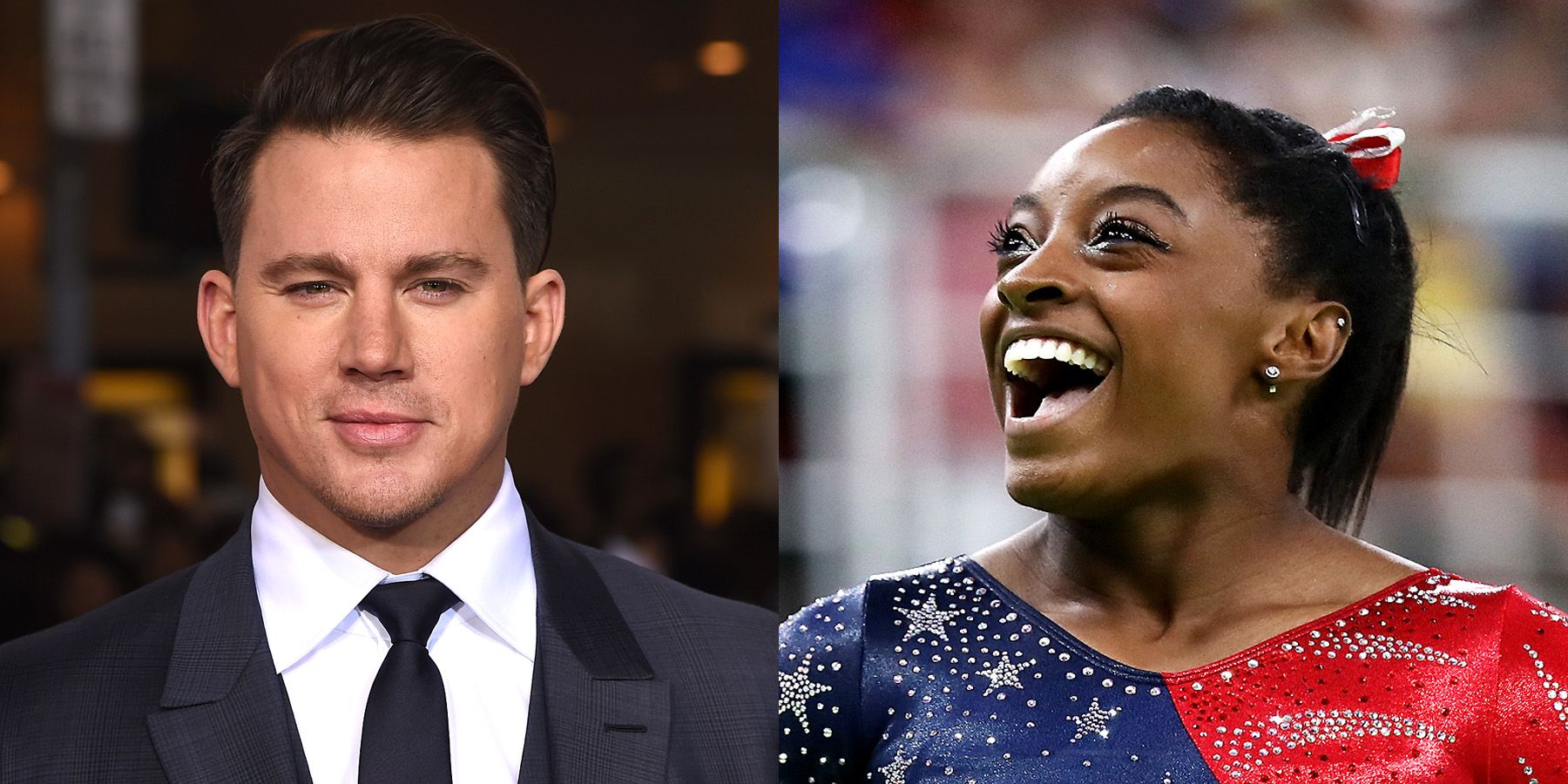 Watch: Simone Biles Meets Channing Tatum and He Freaks Out | News | BET