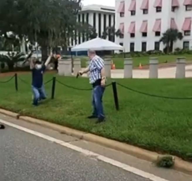 Terrifying Viral Video Shows White Man Pulling A Gun On Black Lives ...