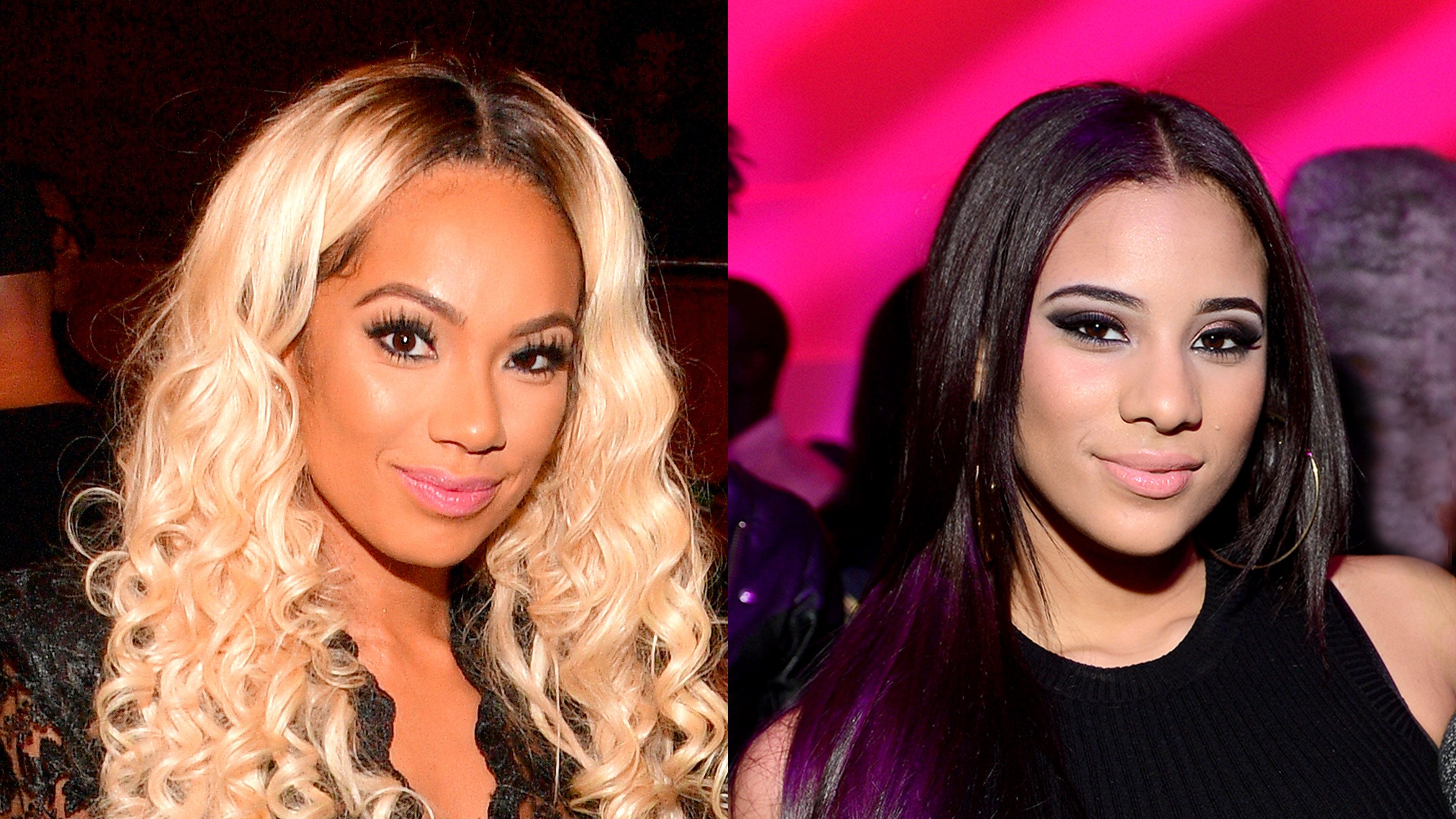 Here's How Erica Mena Reacted When She Ran Into Her Pregnant Ex, Cyn ...