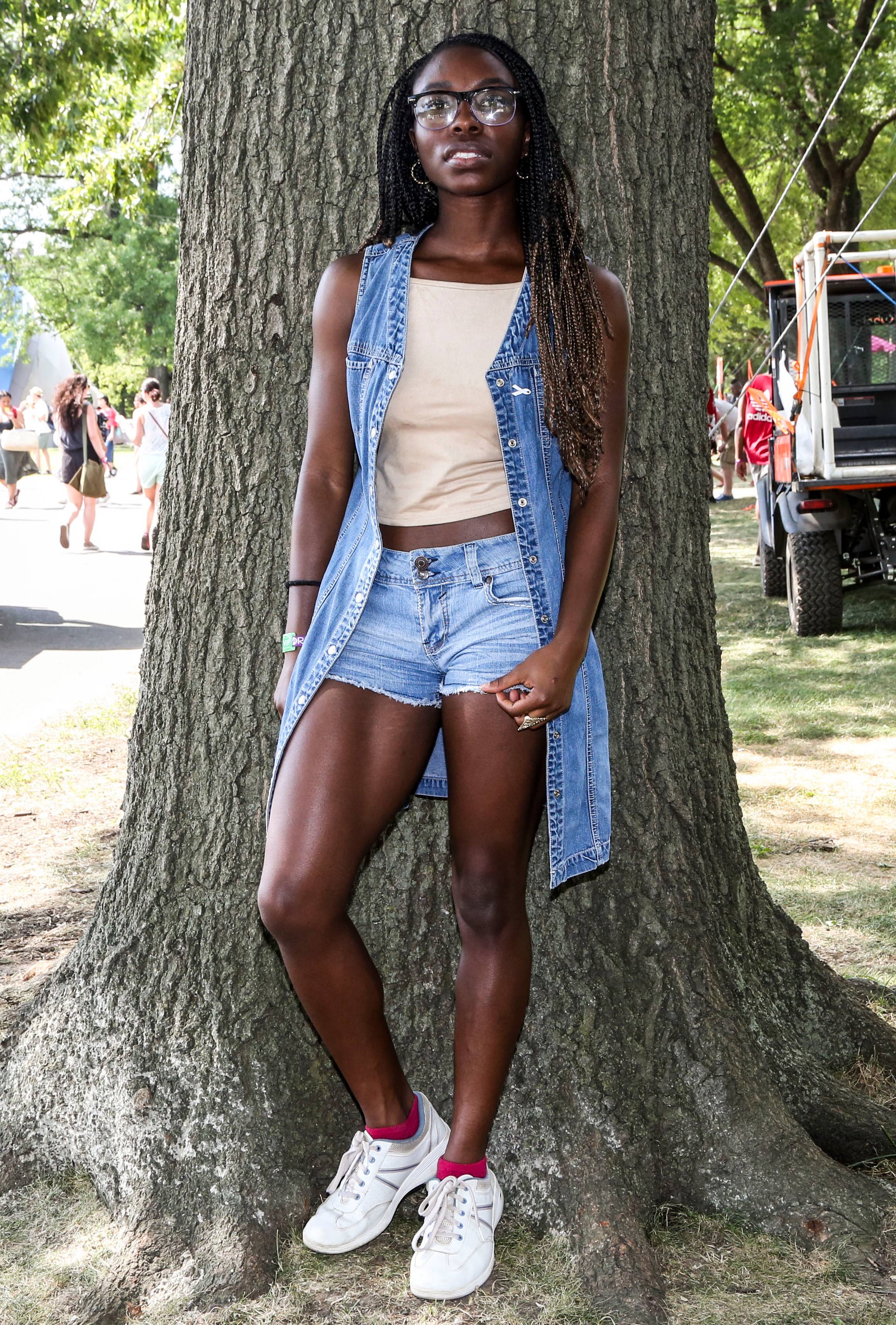 Asa Gibbs, 20 - - Image 15 from Street Style: Denim Trends at Panorama ...