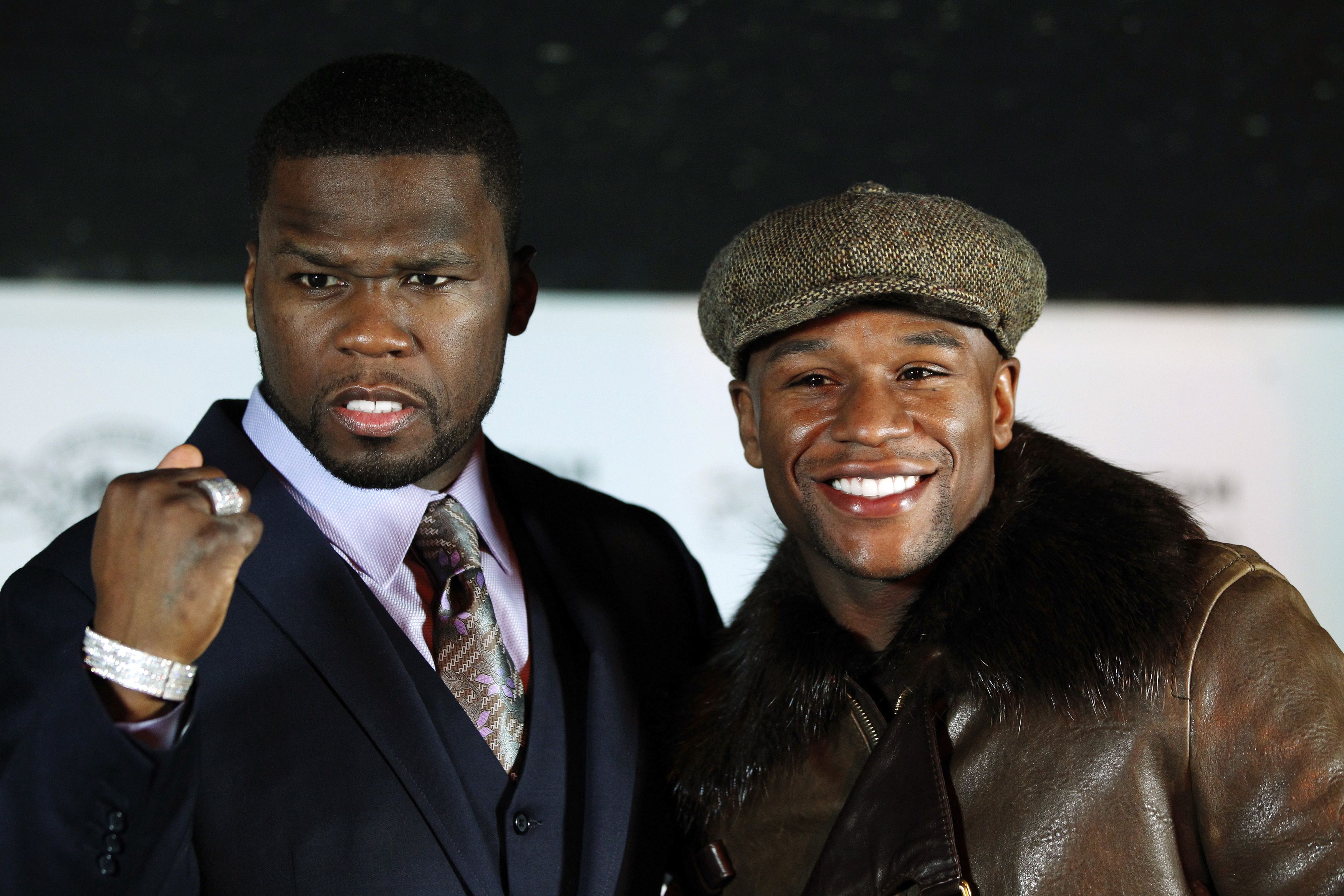 50 Cent and Floyd - Image 7 from When Boxers Meet Entertainers | BET