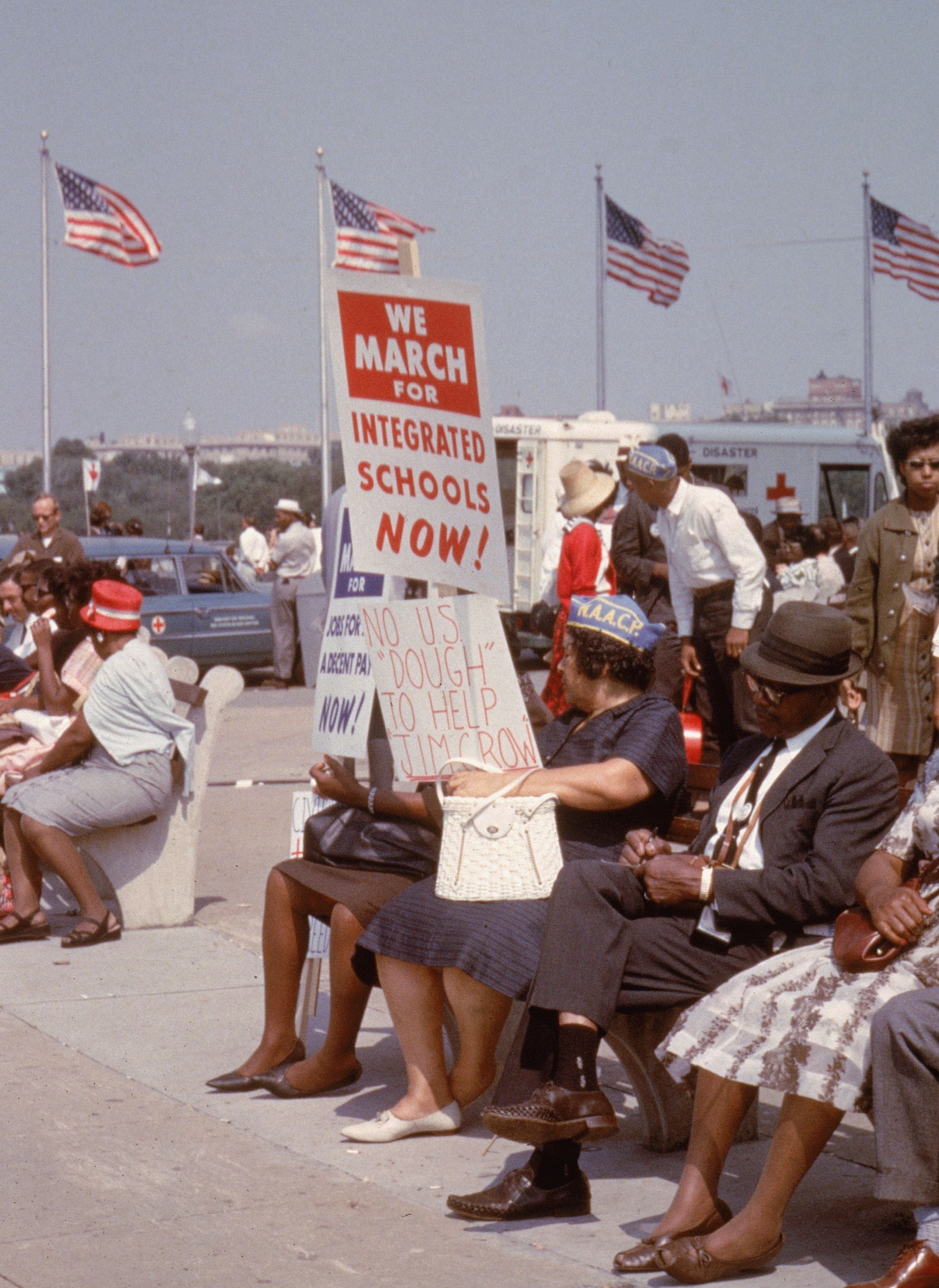 The morning of Aug. - Image 1 from The 1963 March on Washington in ...