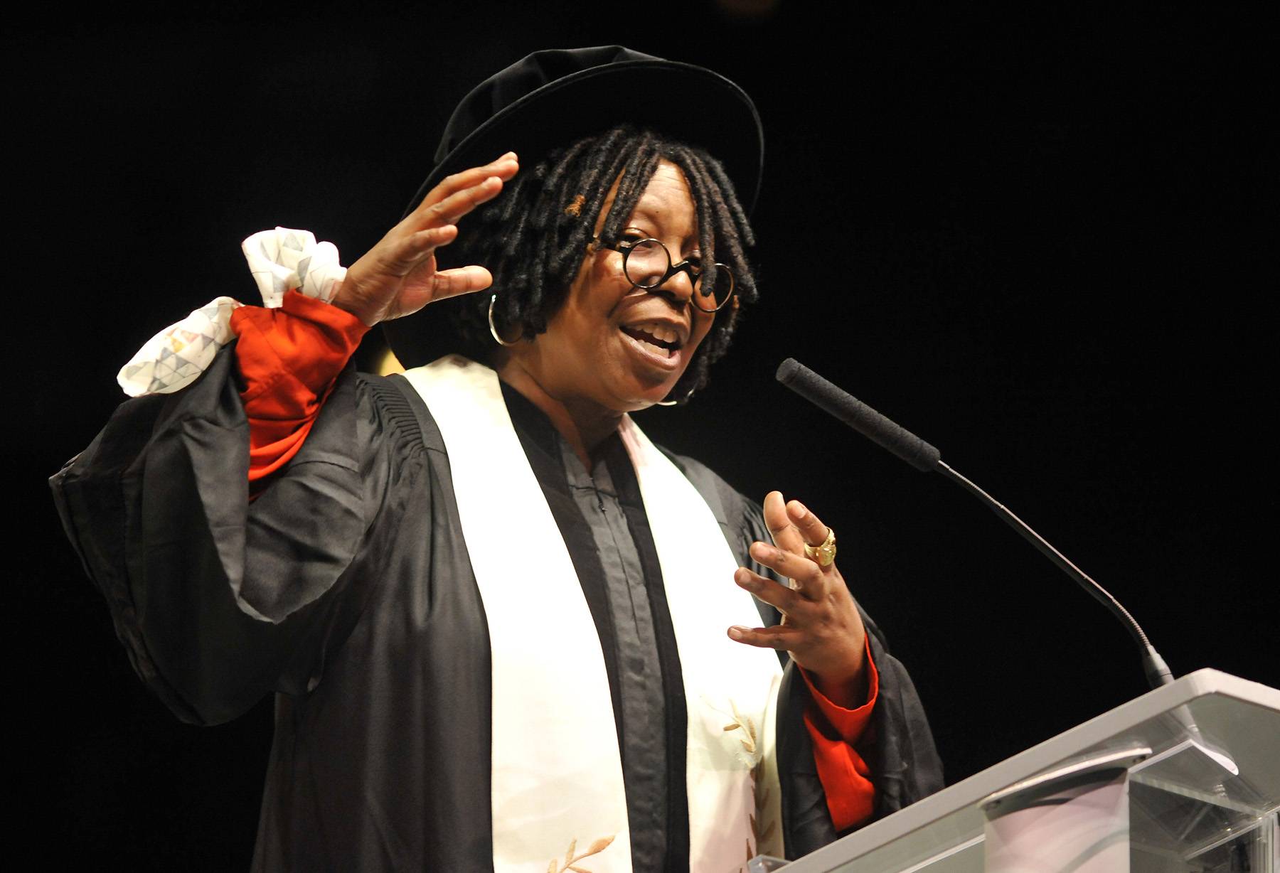 Whoopi Goldberg @ Montclair - Image 10 from 11 Inspirational Graduation ...