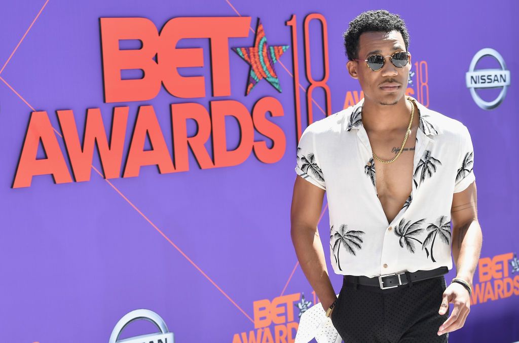 Omari Hardwick paired striped - Image 3 from BET Awards 2023: Fashion ...