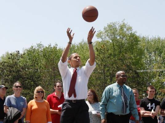 Ballin' - Obama also - Image 4 from What Gives Obama His Swagger? | BET