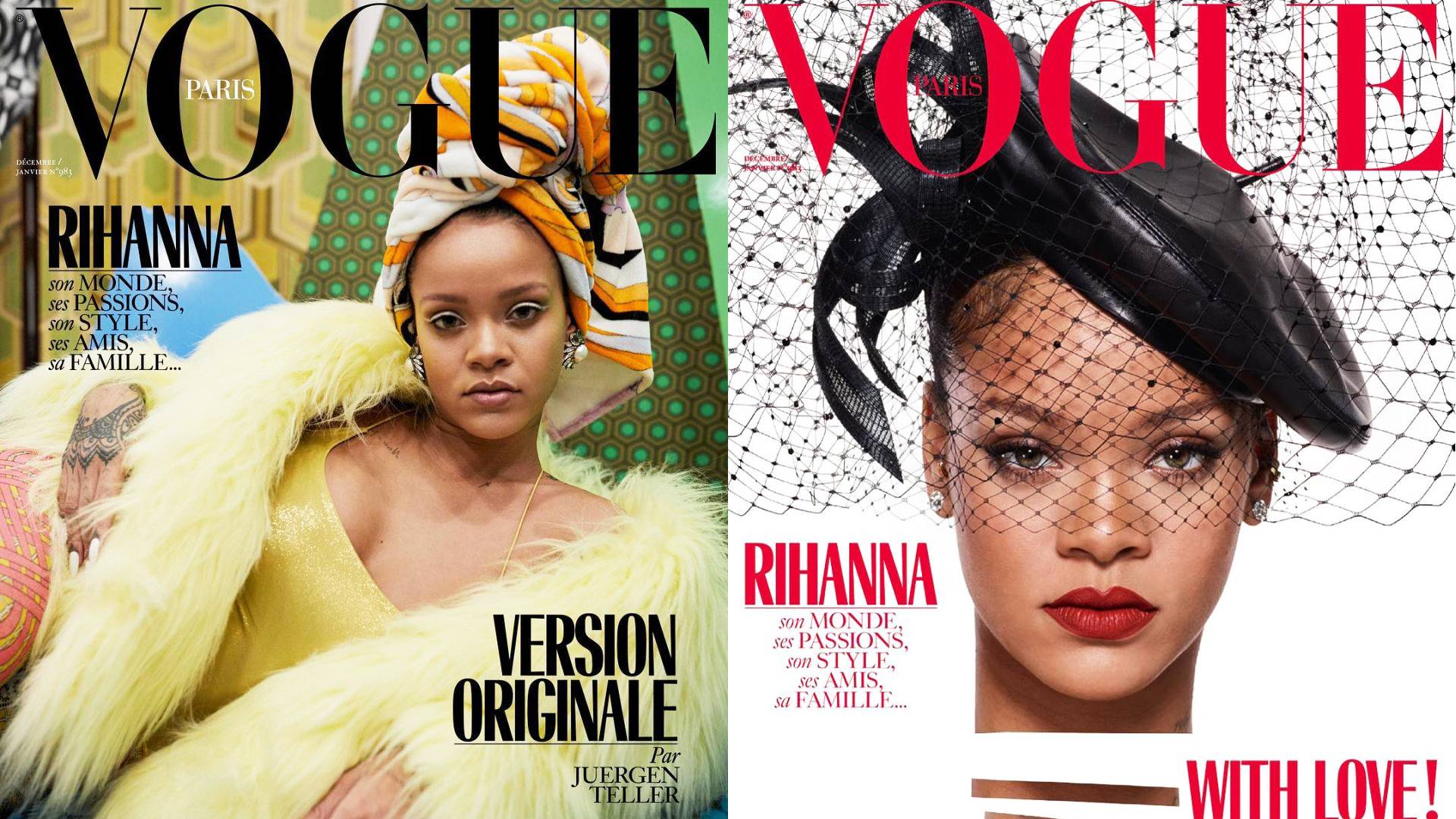 Rihanna Is The Only Black Singer To Cover All International Vogue ...
