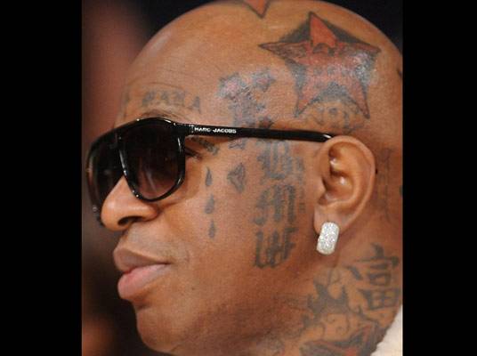 Birdman - Birdman a.k.a. - Image 3 from Tattoos of the Week: Face ...