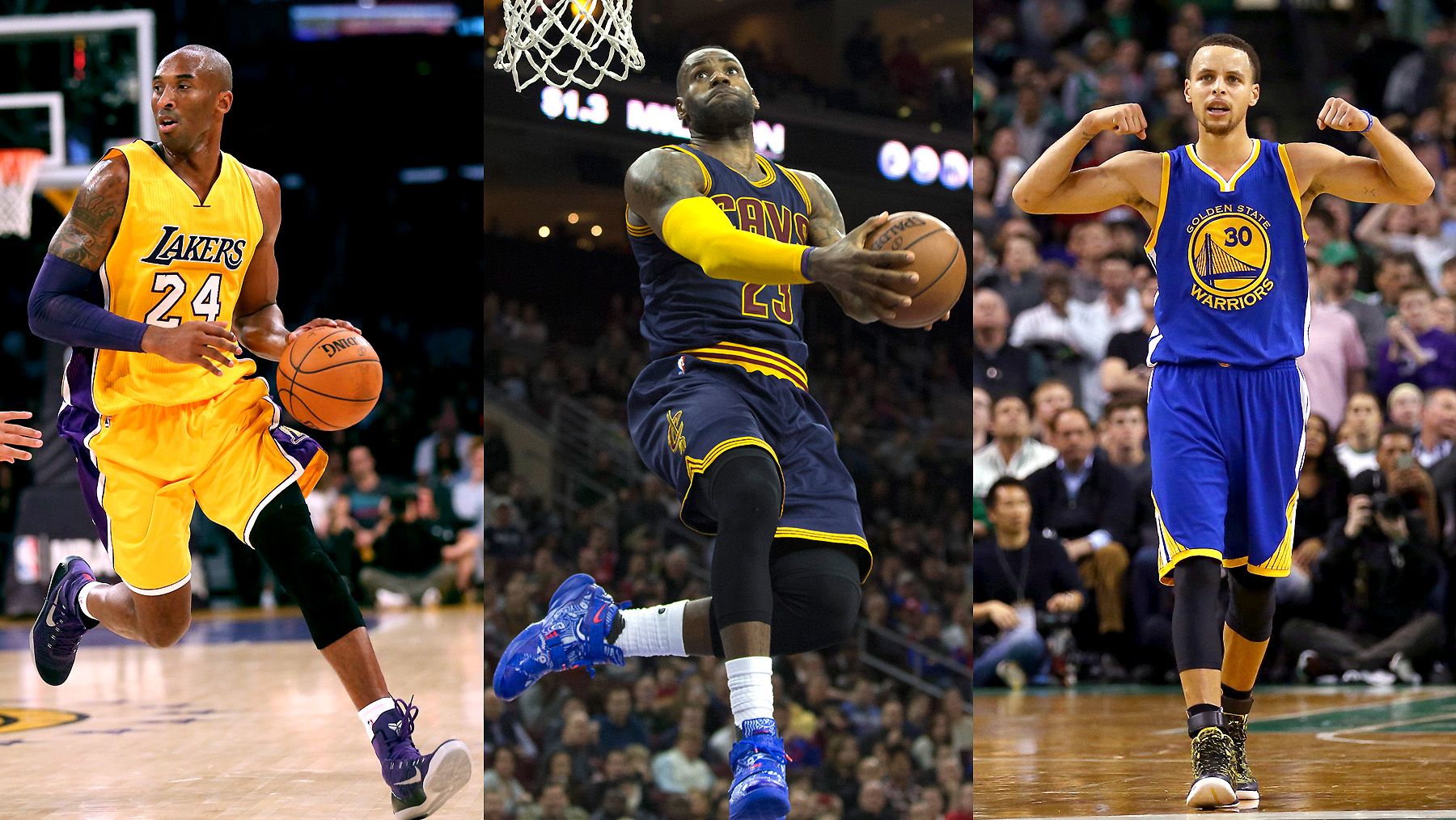 Kobe Bryant, LeBron James, Stephen Curry Lead NBA All-Star Game ...