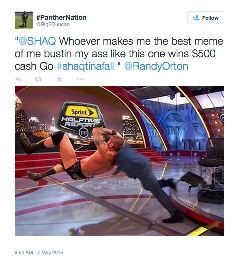 Another Victim of the - Image 7 from These Memes of Shaq Falling Are ...