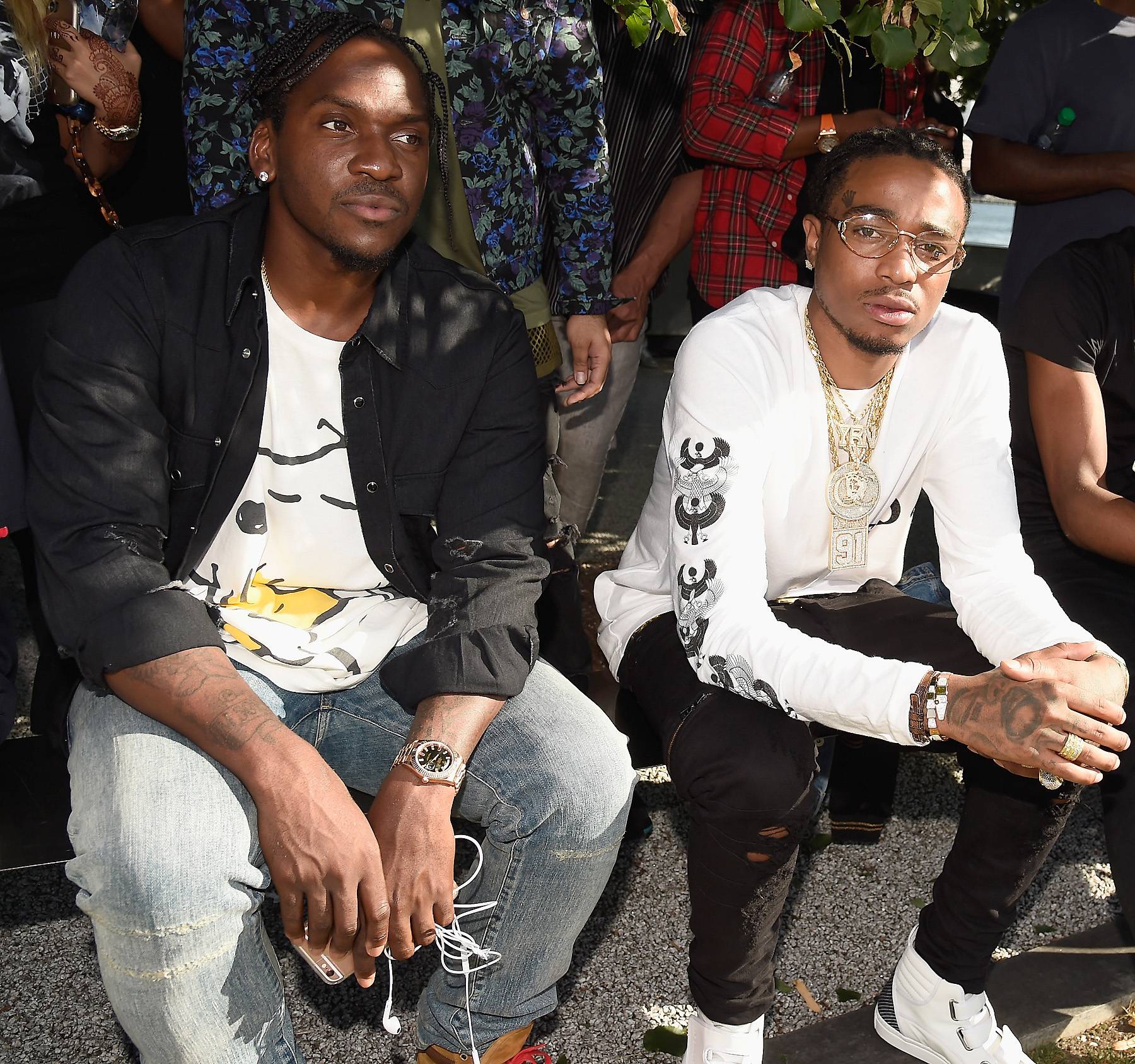 Pusha T & Quavo - Image 15 from Here's What Fashion's Most Famous Wore ...