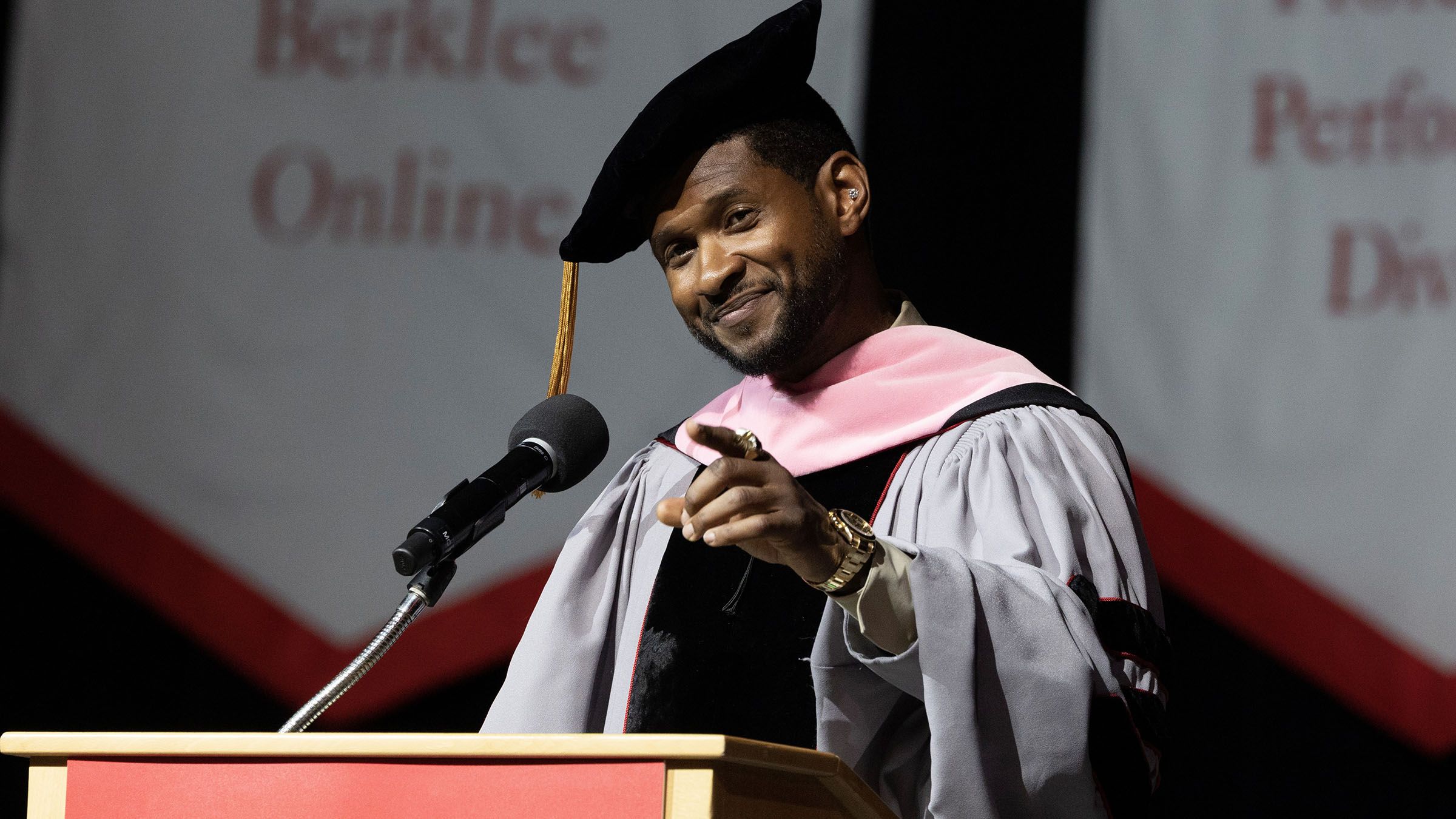 Usher Receives Honorary Degree From Berklee College Of Music And ...
