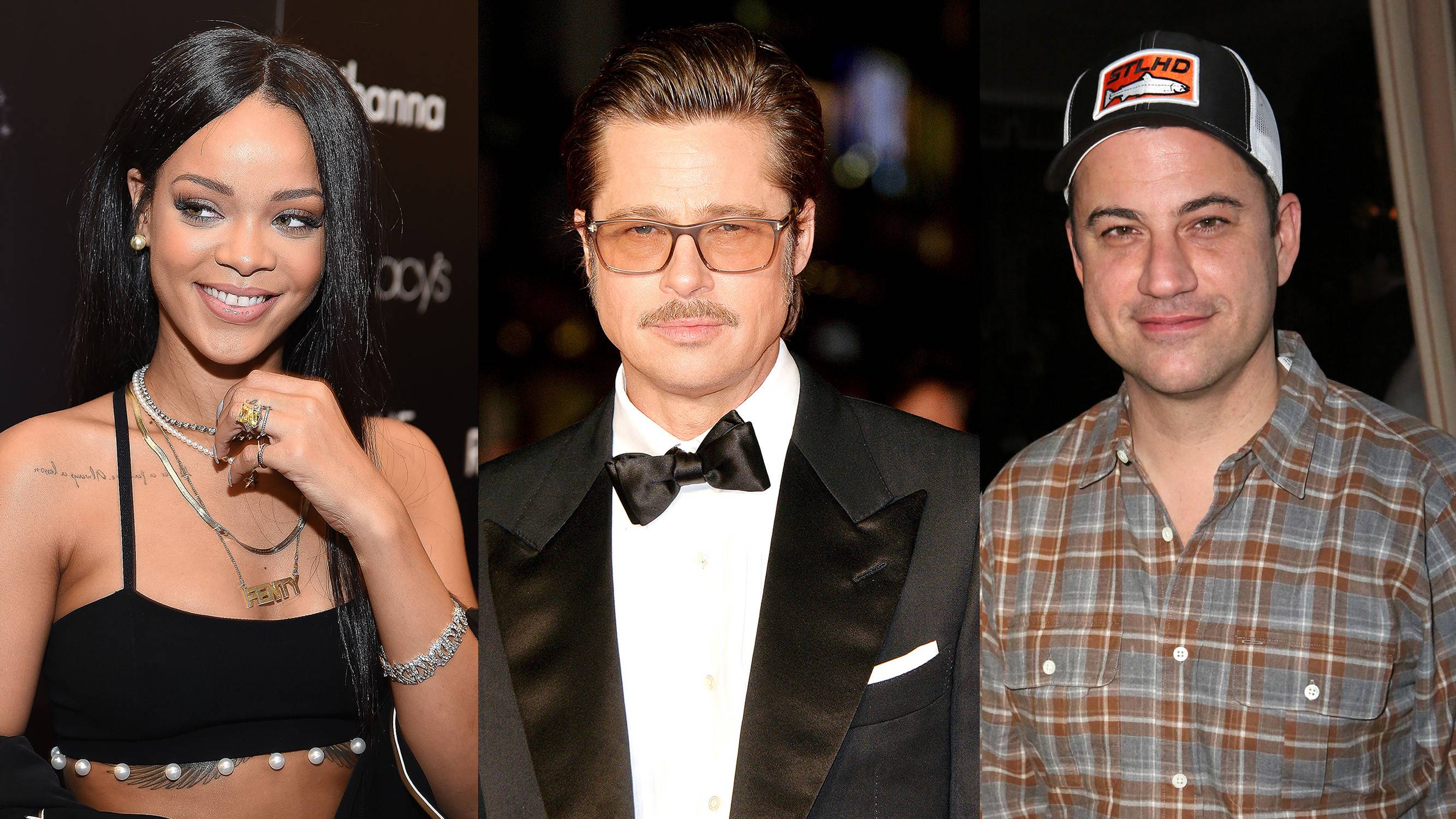 Rihanna Ropes in Brad Pitt, Jimmy Kimmel for First Charity Ball | News ...