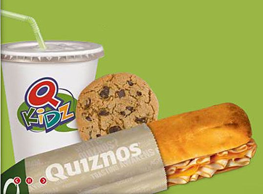 Quiznos Q Kidz Meal - Image 9 from Healthier Fast Food for Kids | BET