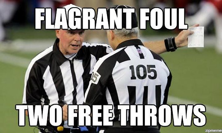 #Fail - Though the - Image 1 from 10 NFL Ref Memes | BET