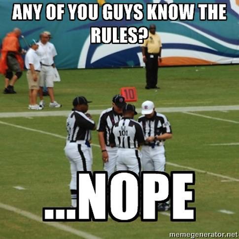 We're Cluless - (Photo: - Image 3 from 10 NFL Ref Memes | BET
