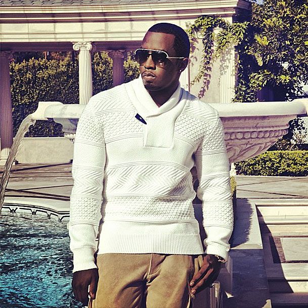 Chunky Sweater - Of - Image 3 from Diddy Hosts First-Ever Instagram ...