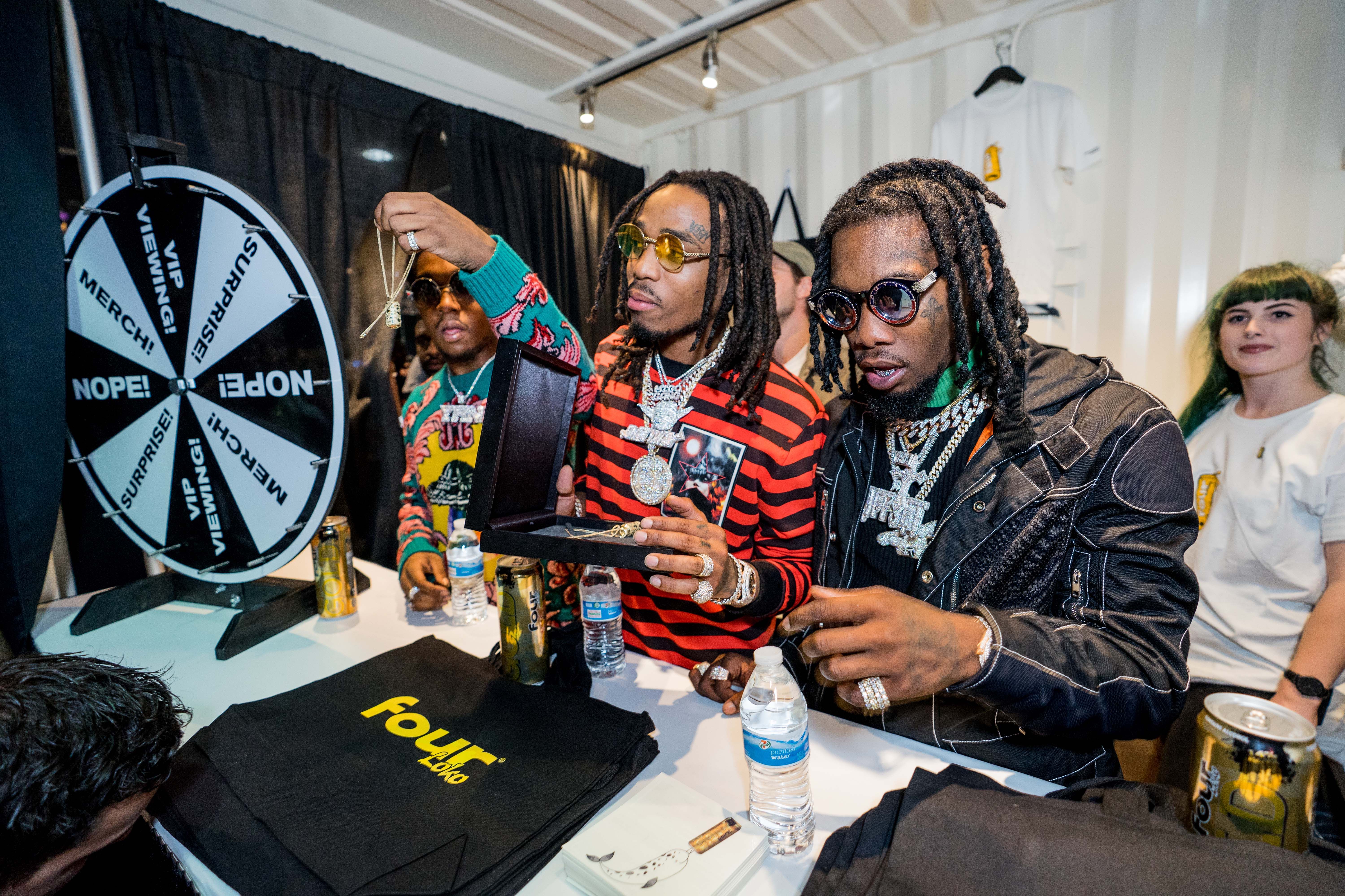 See The $10K Gold Chains Migos Gave Away To Two Lucky Fans | News | BET