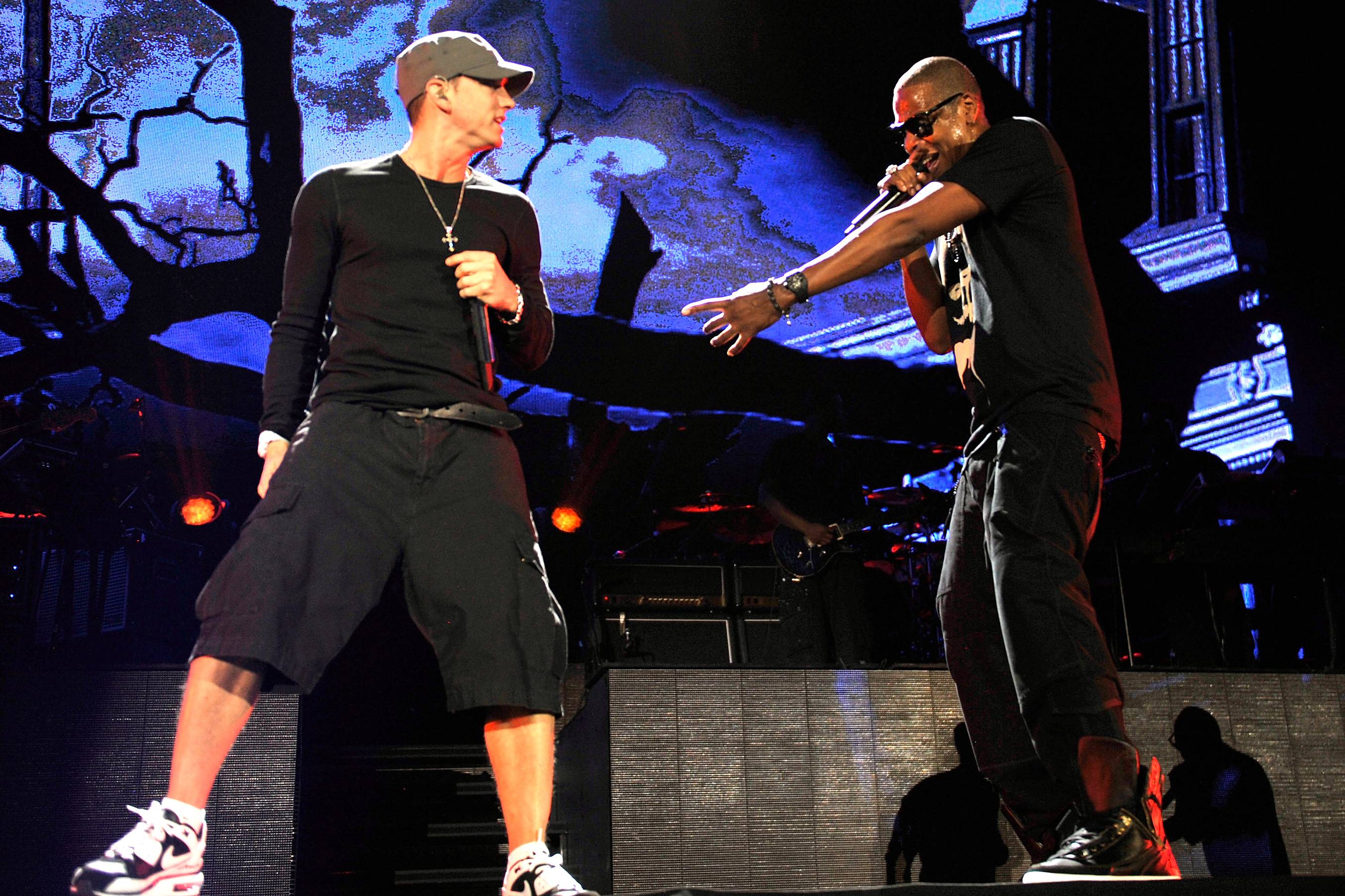 Jay-Z and Eminem Take - Image 2 from Roc the Mic: Jay-Z's Illest Live ...