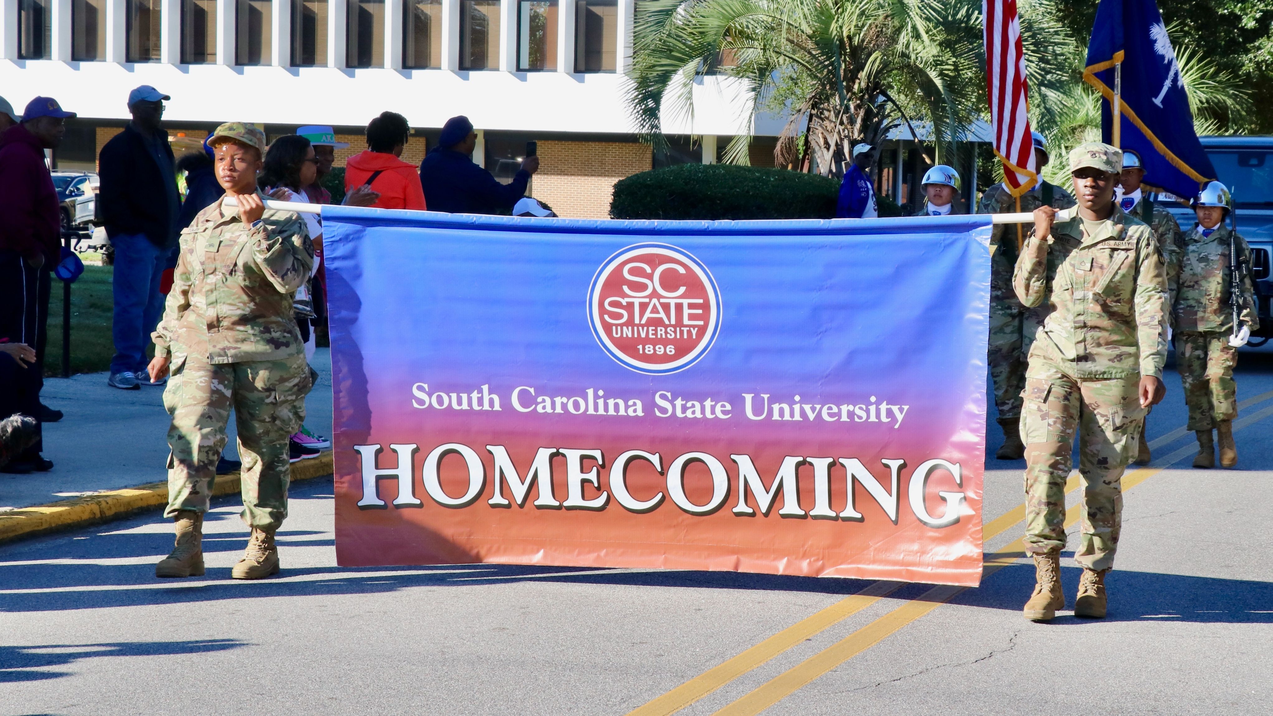The ROTC leads the - Image 1 from 2022 Homecoming Memories: South ...
