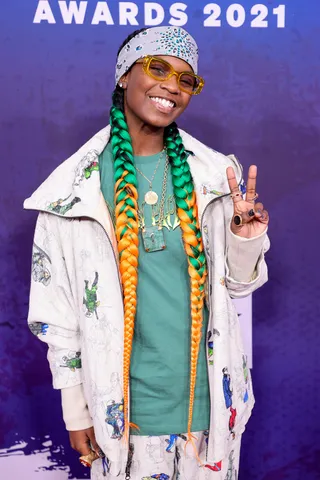 Rachel Motley's swooped bang and - Image 5 from 2021 Soul Train Awards ...