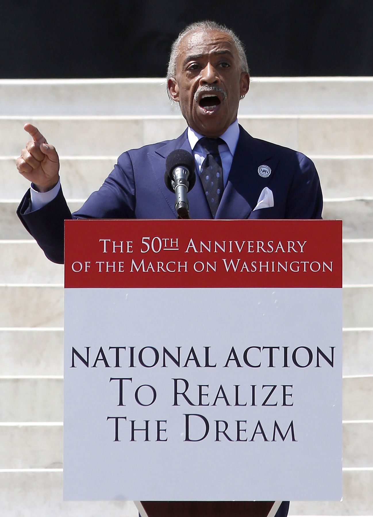 Al Sharpton - Thousands - Image 1 from March on Washington: Memorable ...