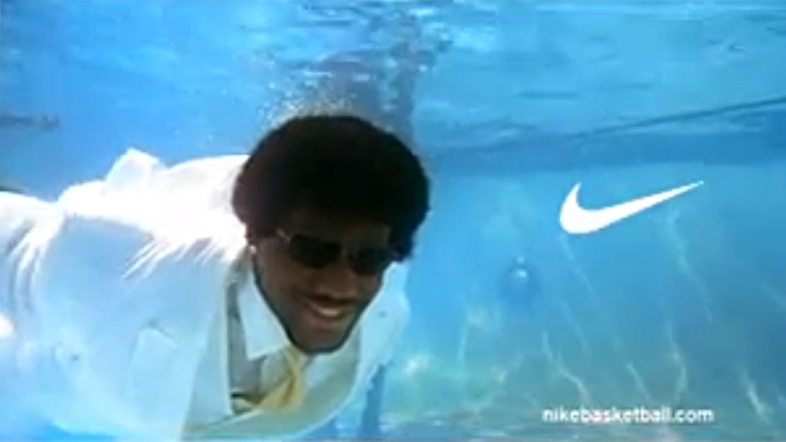 LeBron James "Swimming Pools" - Image 6 from Nike Celebrates 25 Years ...