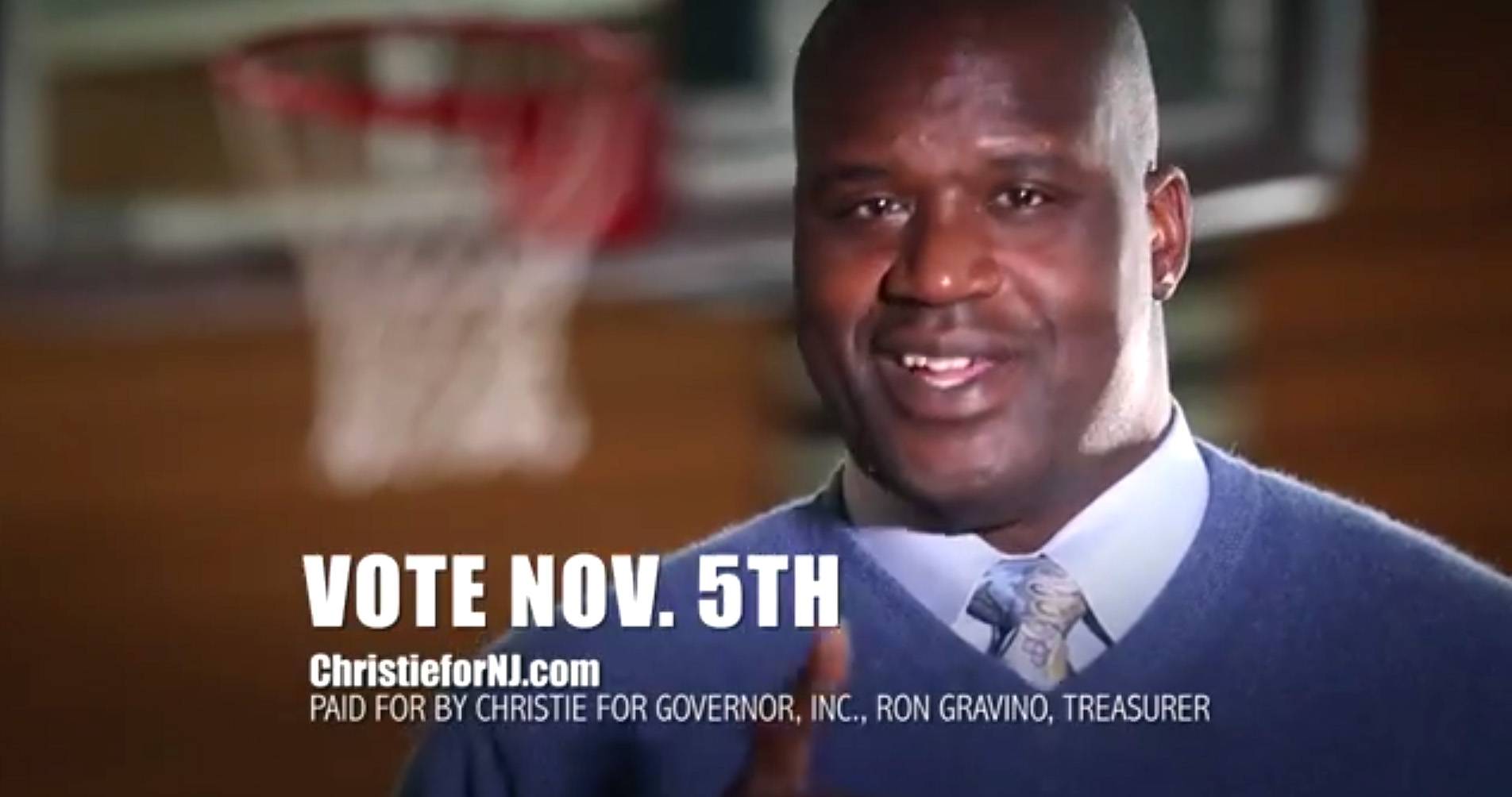 Shaquille O'Neal Announces He's Team Chris Christie for Governor | News ...