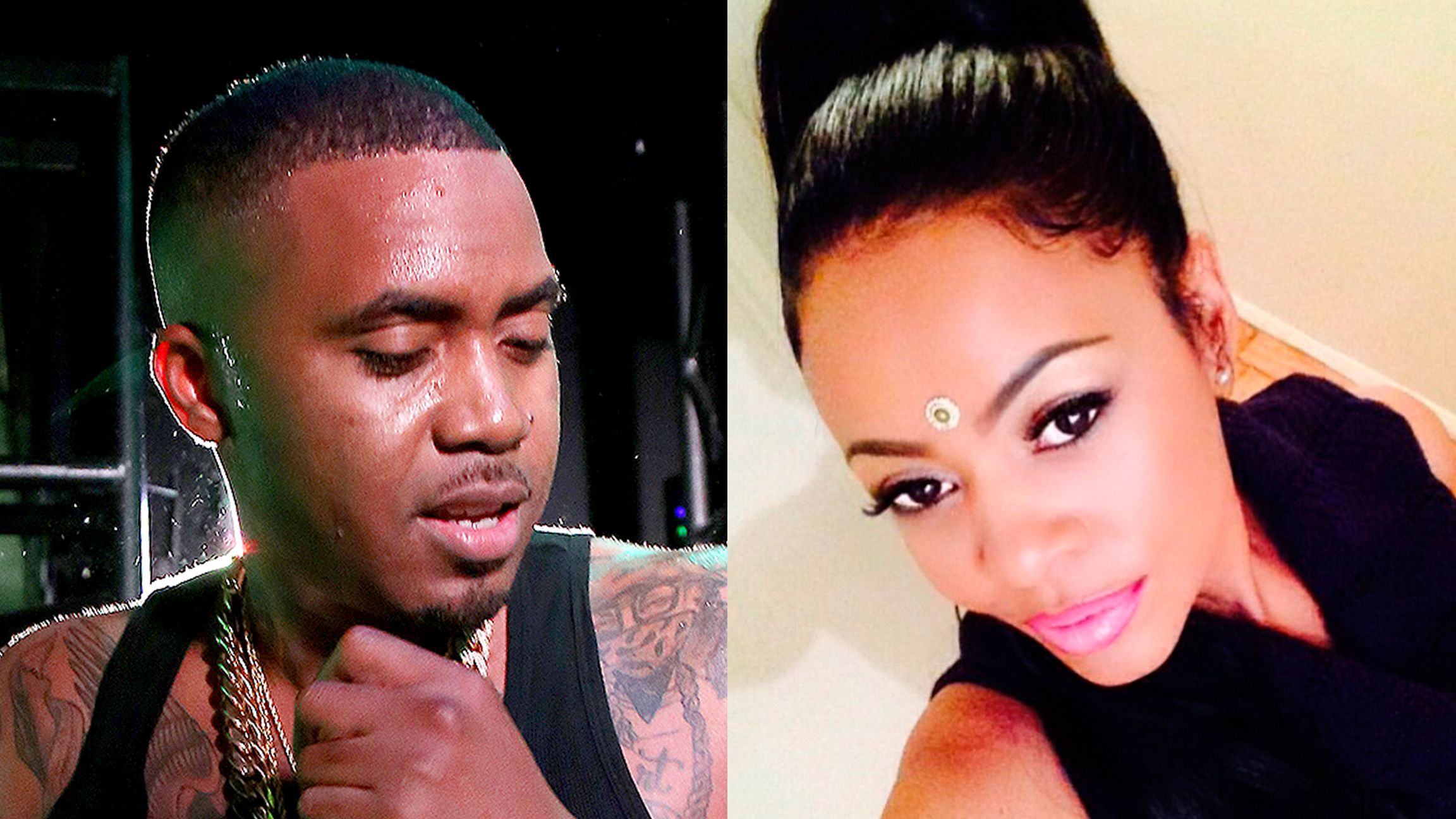 Nas and Carmen Bryan - Image 5 from 17 Times Baby Mamas Fought Back | BET