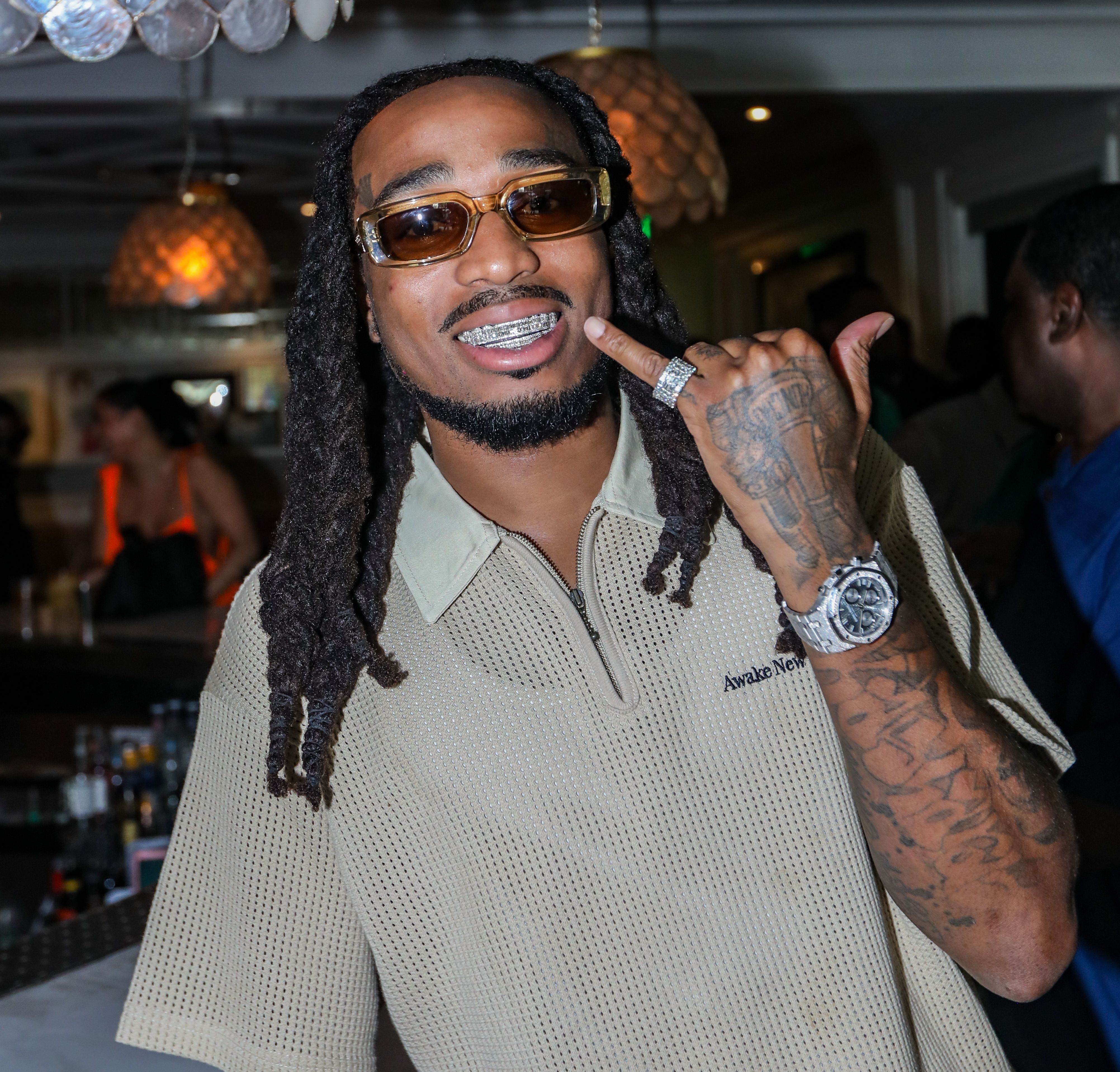When the grillz matches - Image 3 from Hip Hop Awards 2023: Quavo's ...